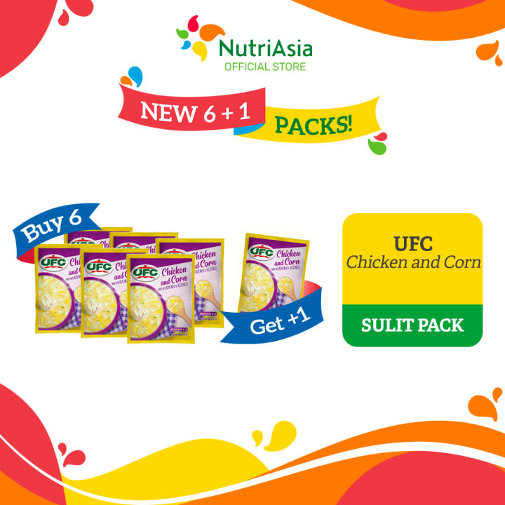 UFC Chicken and Corn 60 g 6+1 Sulit Pack | Lazada PH