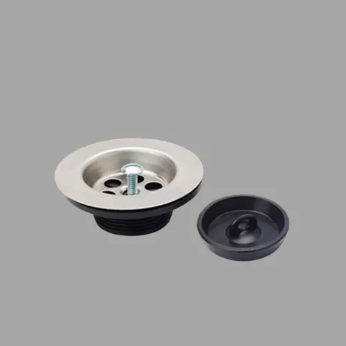 Techplas 40mm (1-1/2") Kitchen Waste with Plug with Handle - Stainless ...