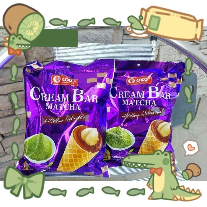 [COCO] Cream Bar (NEW MATCHA) Ice Cones Strawberry, Chocolate 300g ...