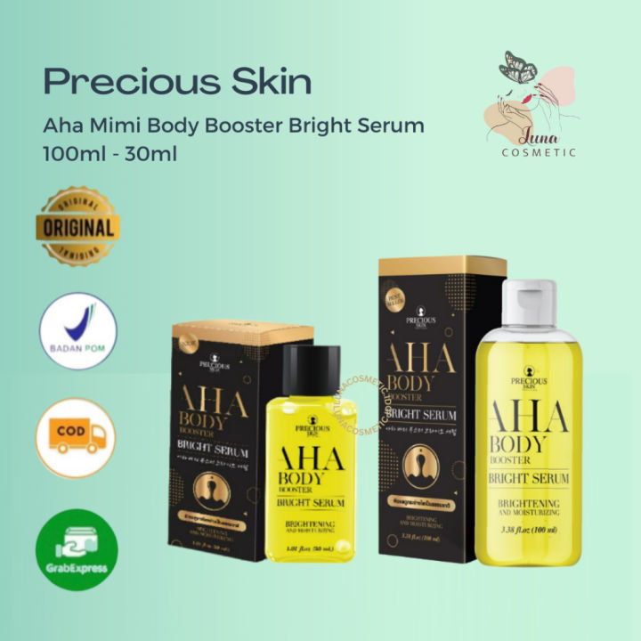 Precious Skin Thailand AHA Brightening & Whitening Booster Body Serum ...