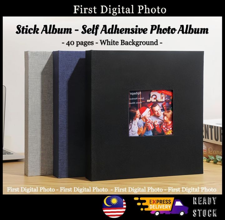 Stick Album Self Adhensive Photo Album 18 inch Large Capacity 40pages ...