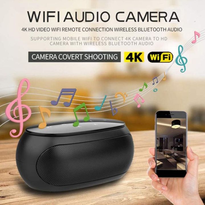 กล้อง ลําโพง Bluetooth กล้อง Spy Camera wifi FHD4K กล้องจิ๋ว กล้อง แอบ ...
