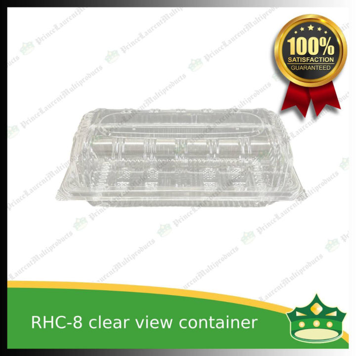 [50 pcs] ops clear clamshell container RHC-8 container chiffon roll ...