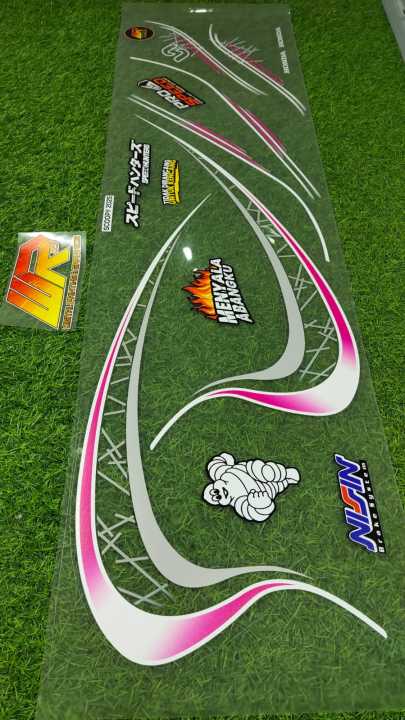 Striping Scoopy New 2025 Bahan Bening Sticker Lis Bahan Bening ...