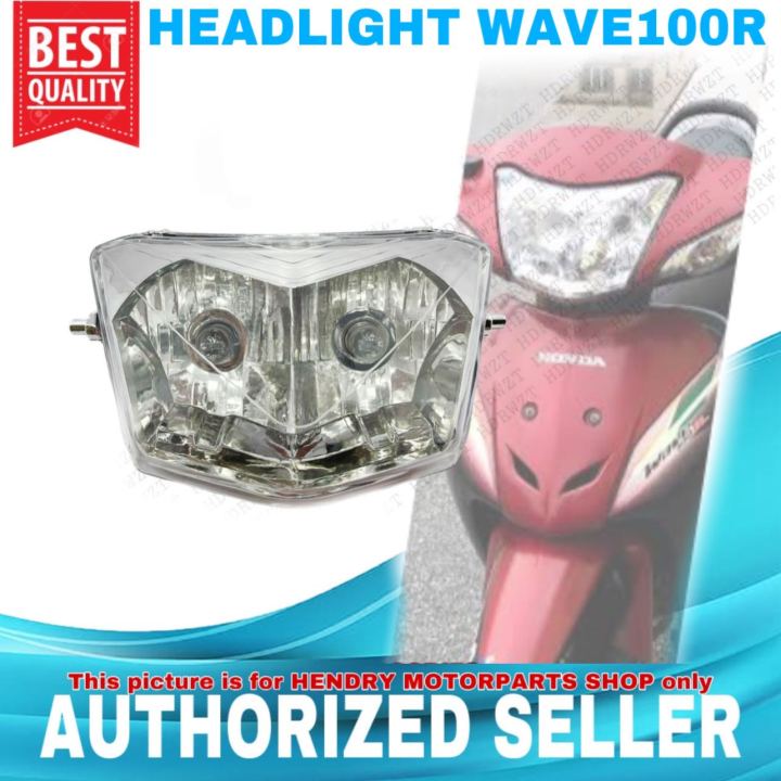 HDR HEADLIGHT / HEAD LAMP SET FOR HONDA WAVE100 R / WAVE 100 R ...