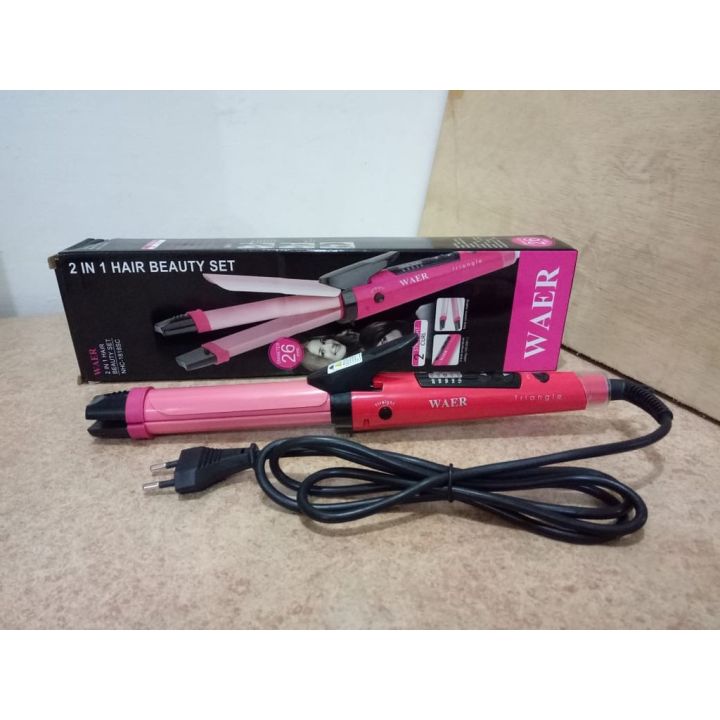 SUPERMARKET IMPORT EXPORT Catokan Nova 2In1 Big Curly NHC-1818 2 in 1 Hair Beauty Set Curler ...