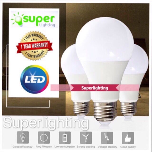 1 YEAR WARRANTY *HIGH QUALITY* LED Bulb E27 Energy Saving LED Lighting Lamp 220V 3W/5W/7W/9W/11W ...