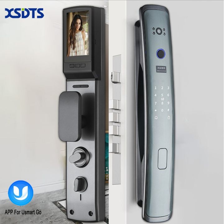 USmart GO Biometrical Electronic Camera Smart Door Lock Fingerprint ...