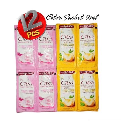 Hand body Citra Sachet 1 lusin isi 12pcs | Lazada Indonesia