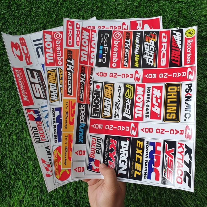Sticker Pack Racing Stiker Motor harga perlembar | Lazada Indonesia