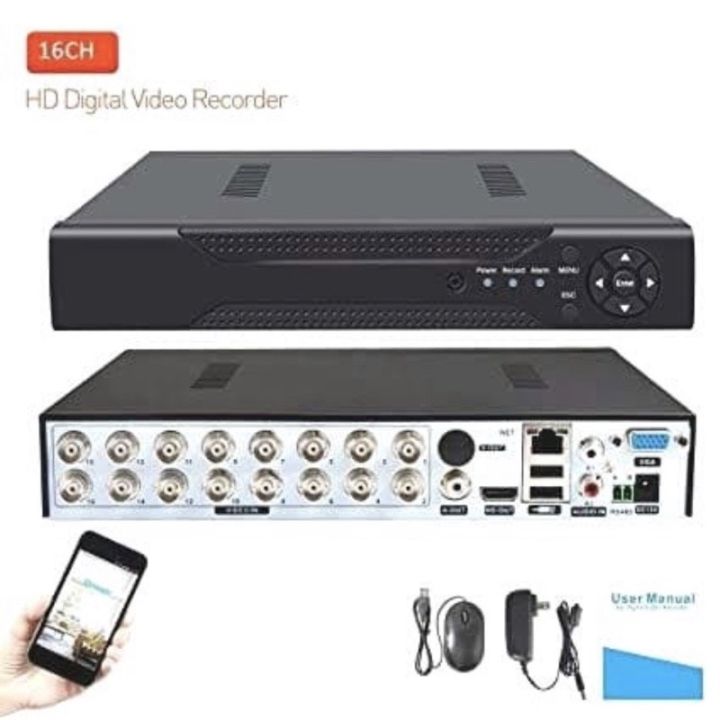 DVR 4CH / 8CH / 16CH recorder cctv 1080P 2MP full playback semua ...