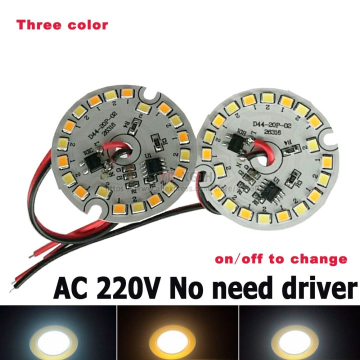 Two-color Driverless AC220V-240v Tri Color Led Pcb with Integrated IC ...