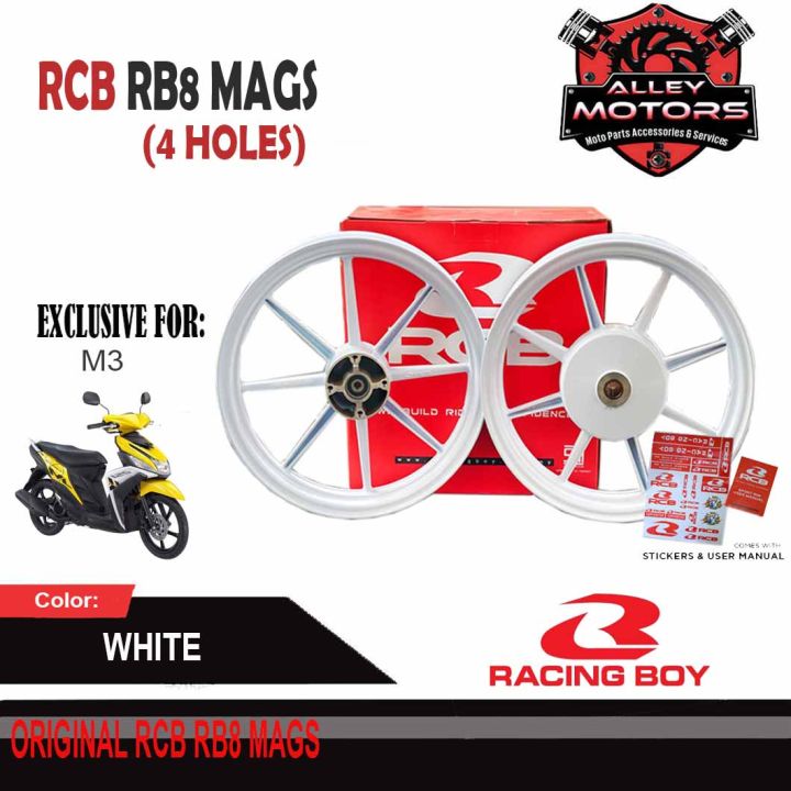 RCB RB8 MAGS FOR M3 4H ( WHITE ) By Alley Motors | Lazada PH
