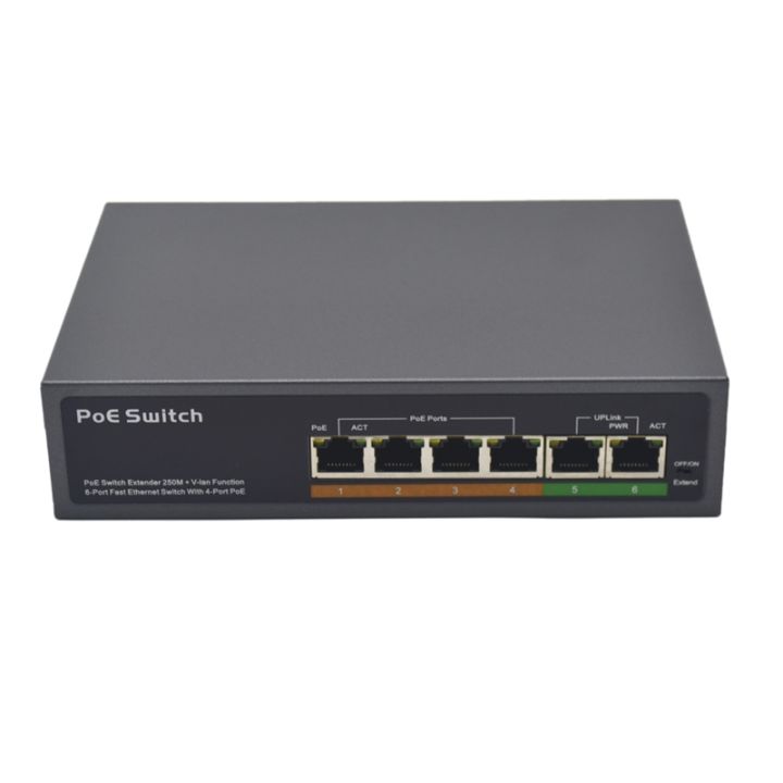 Poe Switch Network PSE604EX V2.0 Standard 48V 4+2 Port Smart Poe Switch ...