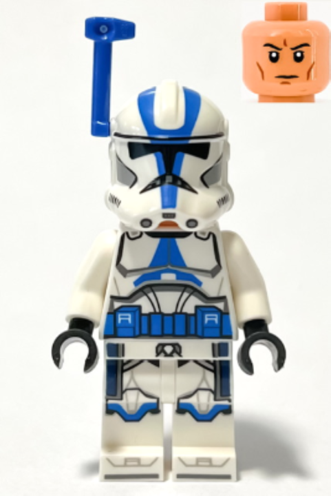 LEGO MINIFIGURE sw1246 Clone Trooper Officer, 501st Legion (Phase 2 ...