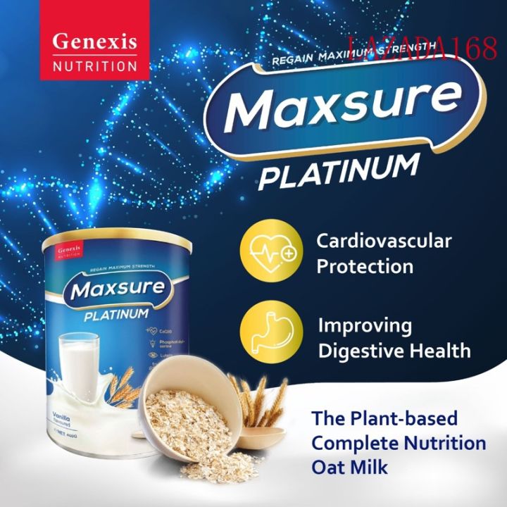 Maxsure Platinum Vanilla 400g - Diabetes-Specific Formula with Expiry ...