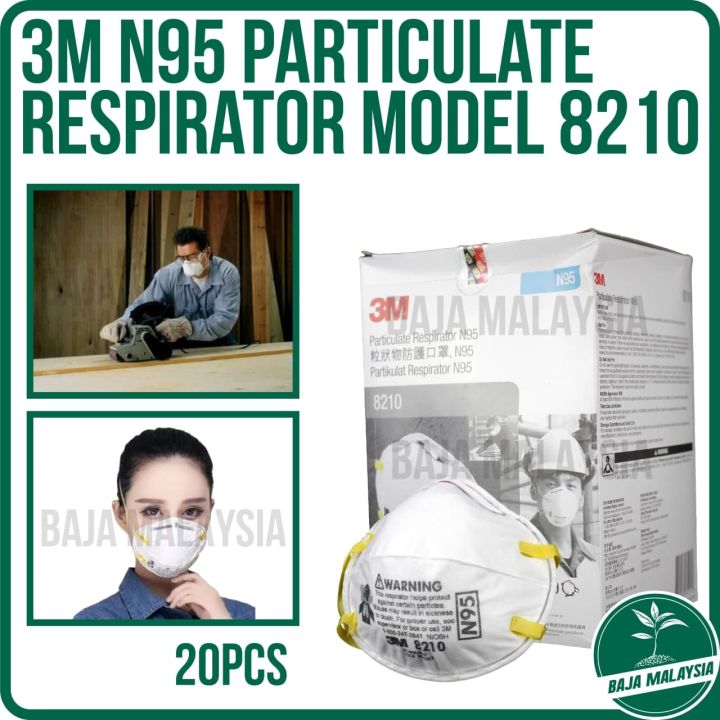 3M N95 Particulate Respirator MODEL 8210 20pcs | Lazada