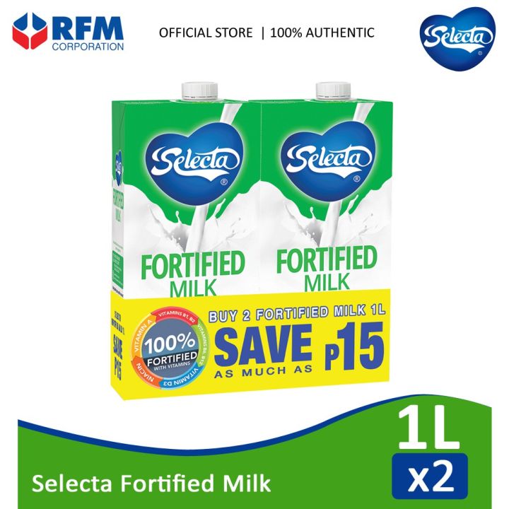 Selecta Fortified Milk 1 Liter - Set of 2s | Lazada PH