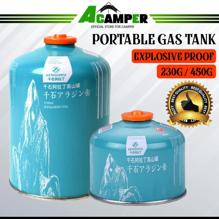 SENGOKU Butane Gas Cartridge Portable Gas Catridge Gas Camping Canister ...