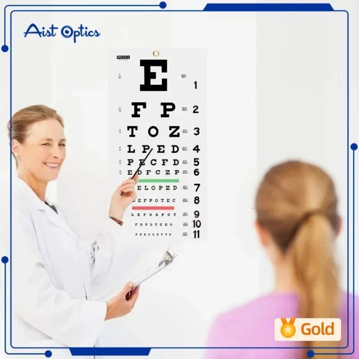 Snellen Eye Chart, Eye Charts For Eye Exams 20 Feet 22ￗ11 Inches, Low ...