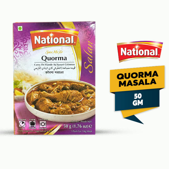 NATIONAL QUORMA CURRY MASALA 50 GM | Lazada