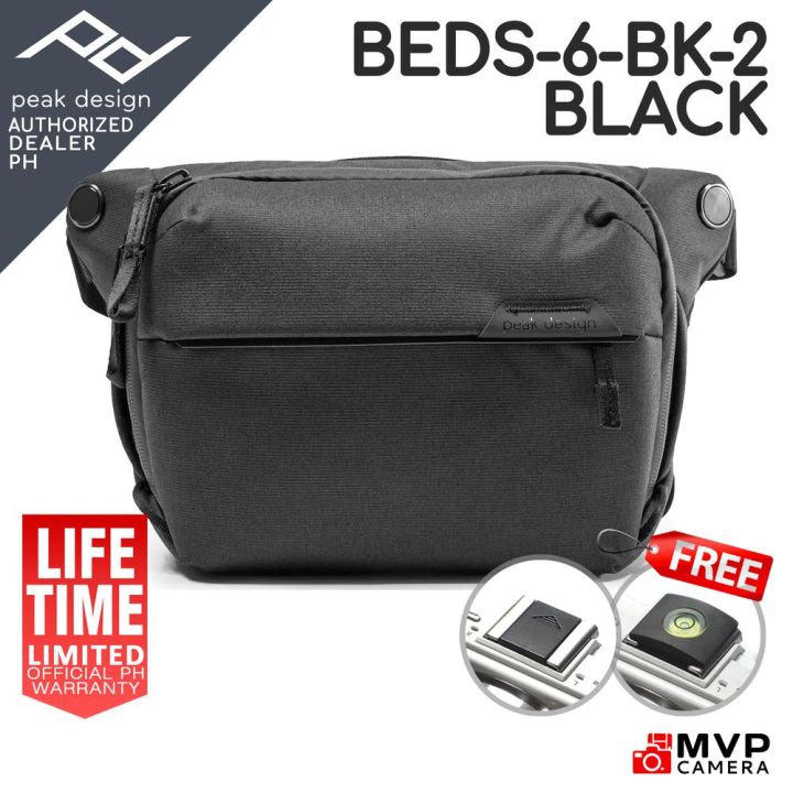 OFFICIAL PH Peak Design 6L Everyday Line 2 Sling Shoulder Body v2 - BLACK ASH MINDNIGHT MVP ...