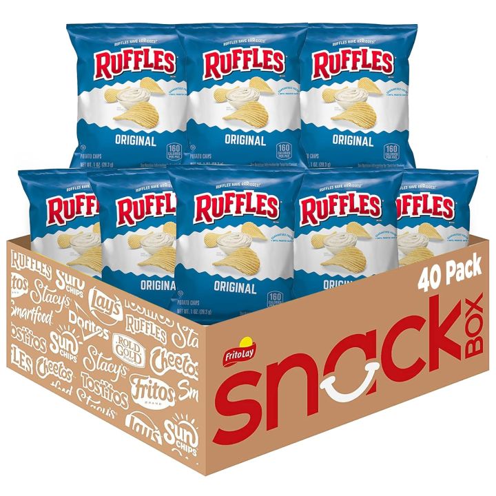 Ruffles Original Potato Chips, 1 Ounce (Pack of 40) | Lazada PH