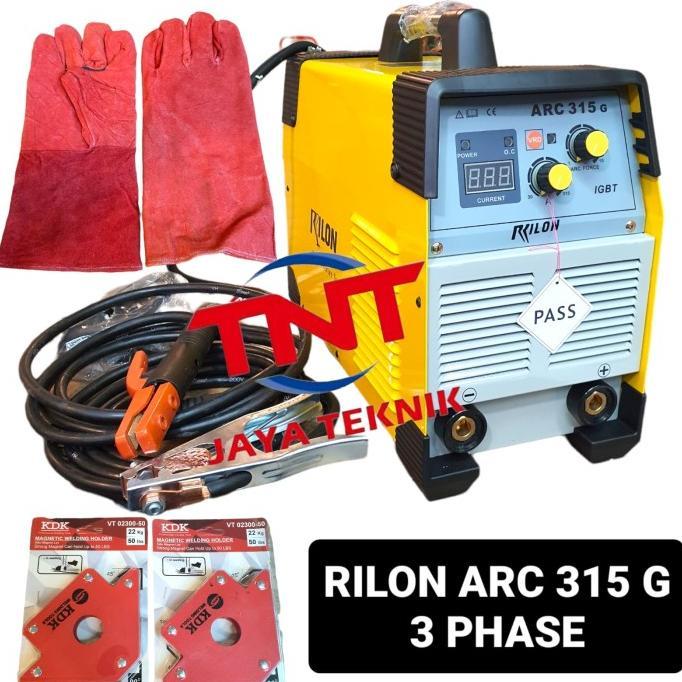 MESIN LAS INVERTER RILON ARC 315 G 3 PHASE / TRAFO LAS RILON ARC 315G ...