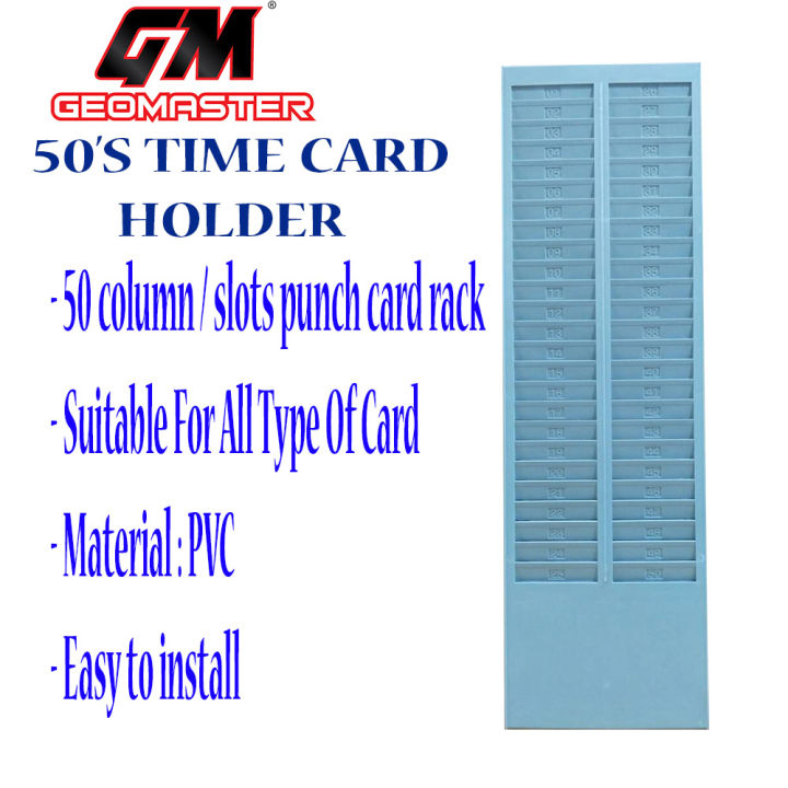 50 'S Punch Card Holder / Card Rack , Time Card Rack , Punch Card Rack ...