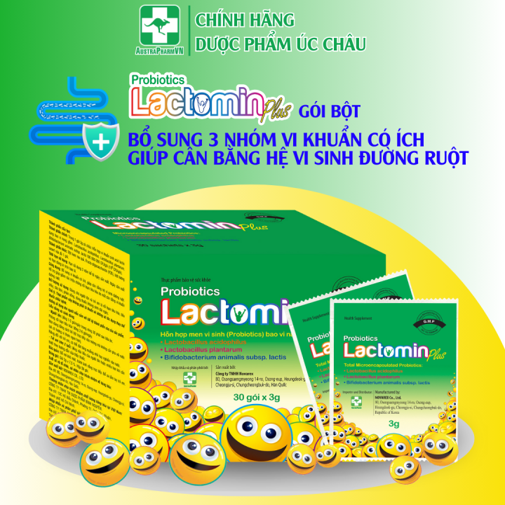 Men Vi Sinh LACTOMIN PLUS - Cân Bằng Hệ Vi Sinh Đường Ruột, Giảm Rối ...