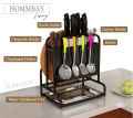 HOMMBAY Living New 4 in 1 Premium Racks Stainless Steel Kitchen Cutlery ...