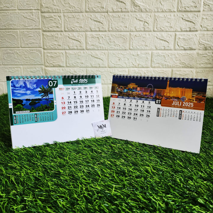 KALENDER MEJA / KALENDER DUDUK TAHUN 2025 MOTIF /KALENDER TERBARU 2025 ...