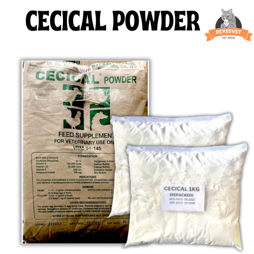 [VET SUPPORT] 2kg CECICAL POWDER 1000g per pack FOR GAMEFOWL ...