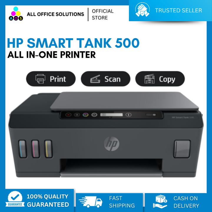 HP Smart Tank 500 AiO CISS Printer - Print, Copy, Scan | Lazada PH