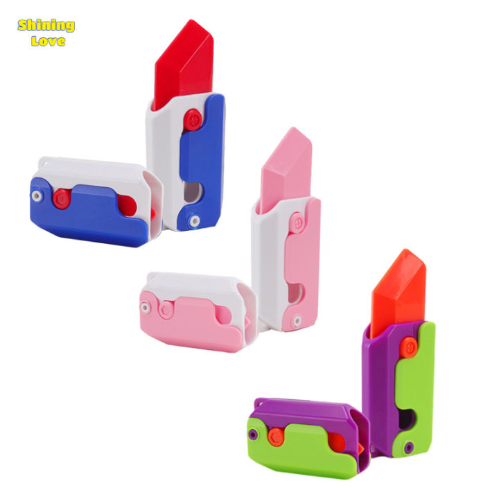 3D Printed Knife Toy Gravity Radish Knife Anxiety Relief Decompression ...