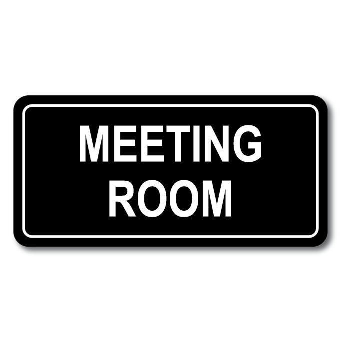 MEETING ROOM ACRYLIC DOOR SIGN BOARD 105x220X2MM. WE ACCEPT CUSTOM MAKE ...