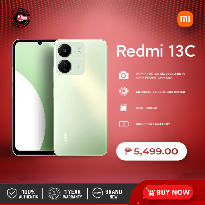 Xiaomi Redmi 13C 6Gb+128Gb | 8Gb+256Gb | Lazada PH