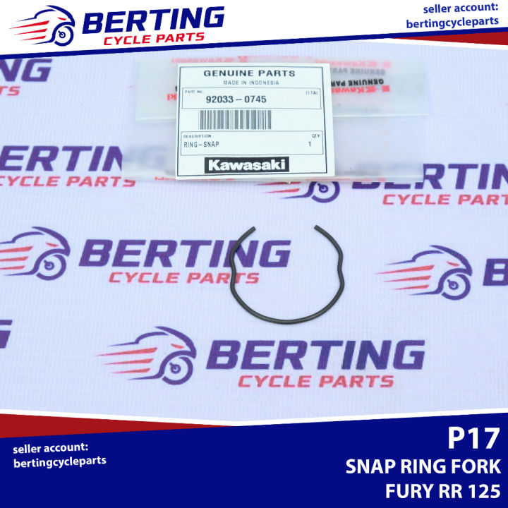 FORK SNAP RING Fury RR 125 Genuine 92033-0745 | Lazada PH