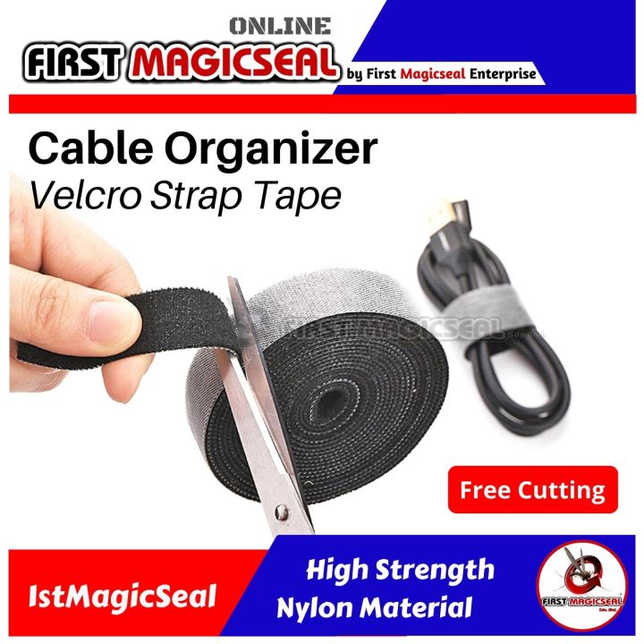 1stMagicSeal - (Roll) Cable Organizer Belt Velcro Cable Management Band ...