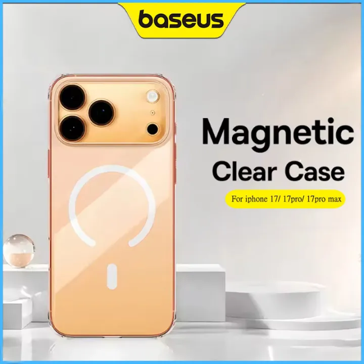 Baseus Magnetic Case for iPhone 17 Case Wireless Charging Cover for ...