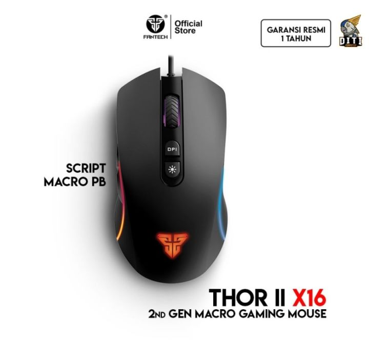 Fantech X16 Thor II Macro RGB Gaming Mouse | Lazada Indonesia