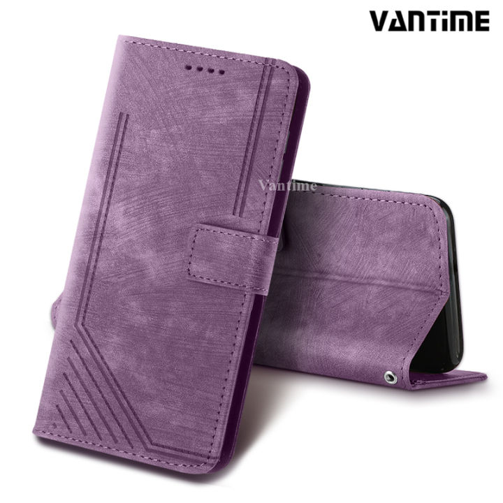 Vantime For Tecno Spark 10 4g 5g Pro 10c Vintage Pu Leather Wallet Case Flip Stand Card Slot