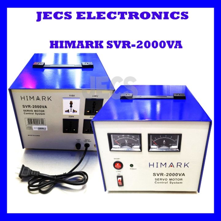 HIMARK SVR-2000VA SERVO MOTOR AVR 2000WATTS | Lazada PH
