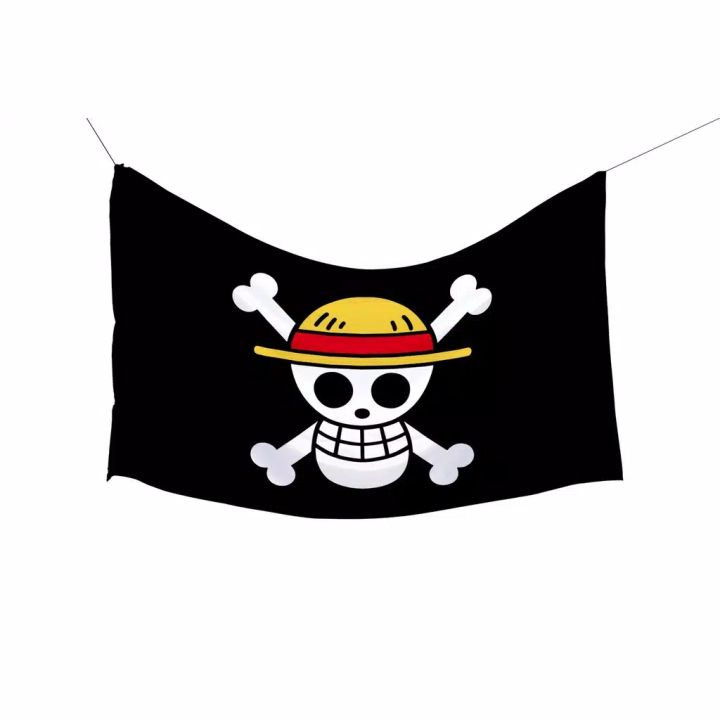 poster kain FLAG BENDERA Wall Decor Kain ONE PIECE Aesthetic Cosplay ...