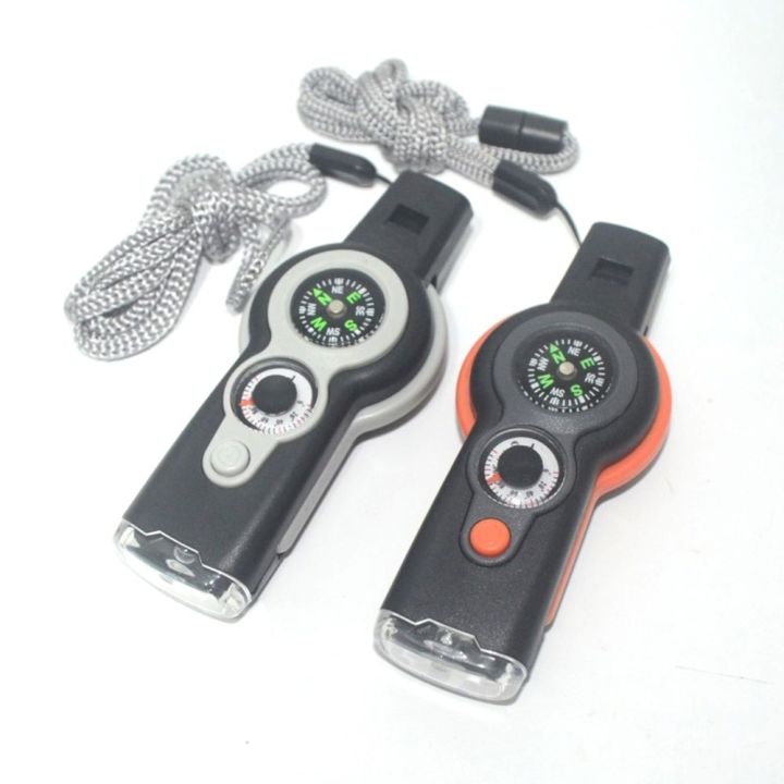 NEWTAP Multi-function Hiking Portable Safety Whistle Compass Magnifier ...