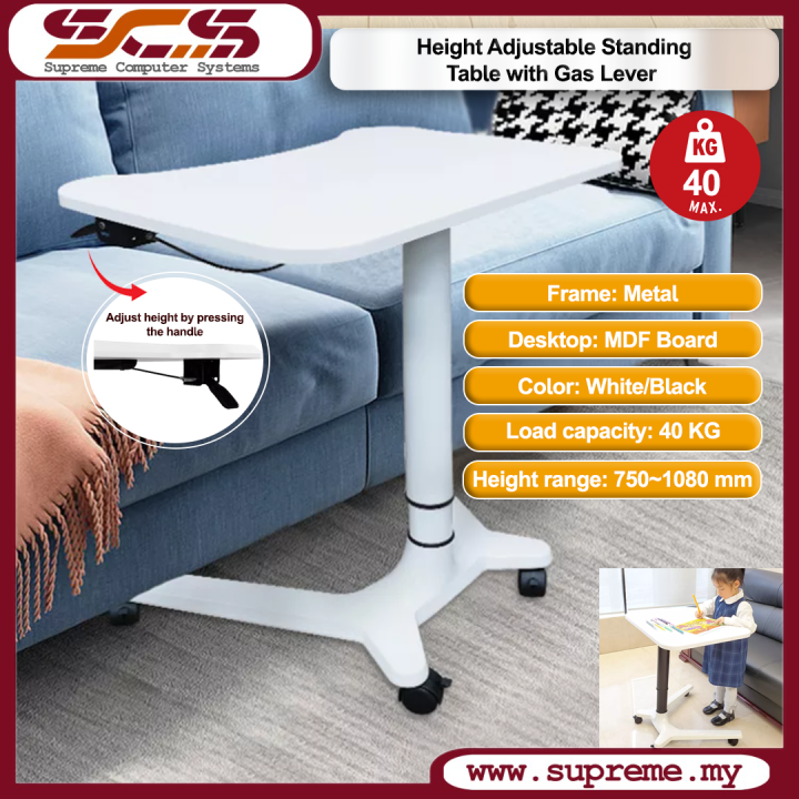 Height Adjustable Table / Height Adjustable Standing Table with Gas ...