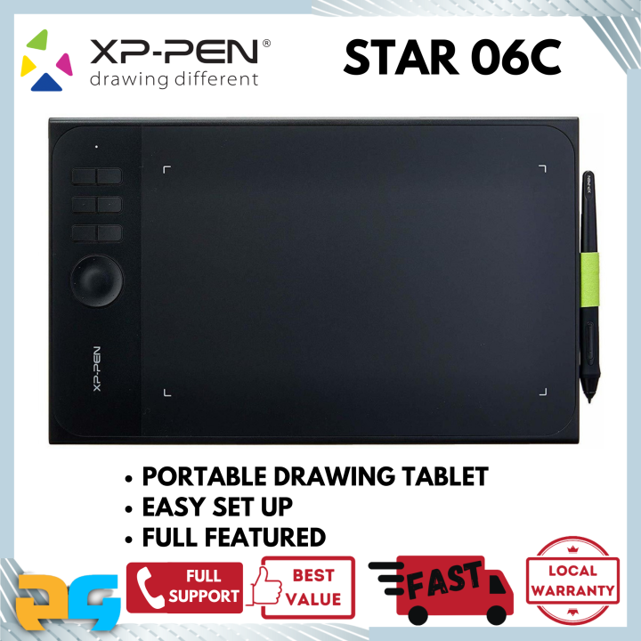 XP-Pen Star 06C Wired Drawing Tablet for Graphic Design School Office ...