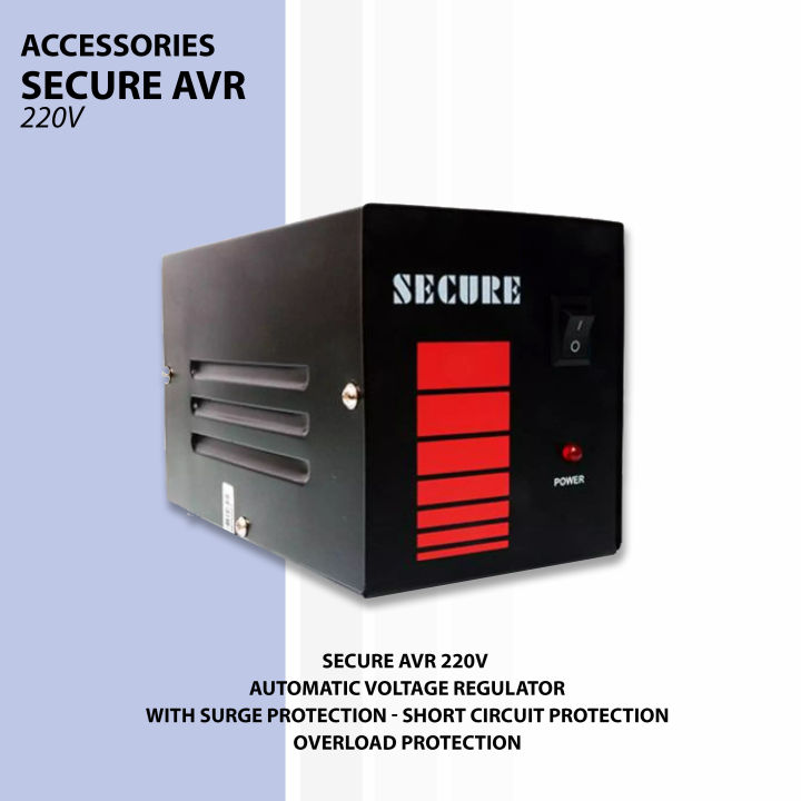 Secure AVR 500 Watts (AUTOMATIC VOLTAGE REGULATOR) | Lazada PH