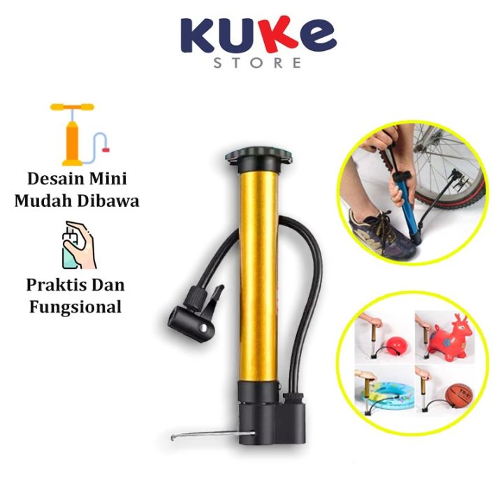 Pompa Angin Ban / Pompa Ban Mini Portable Hidrolis / Pompa Tangan Mini ...