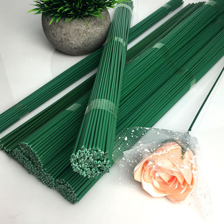 5/10/20Pcs Artificial Flowers Rod Stem Twigs Iron Wire For Home Wedding ...